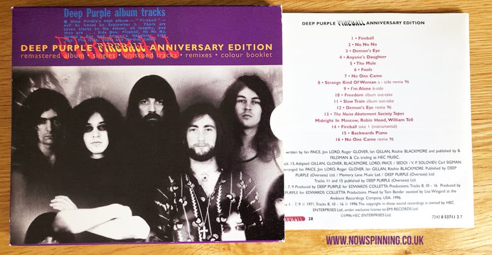 Deep Purple Fireball - Classic Album Review - Now Spinning Magazine