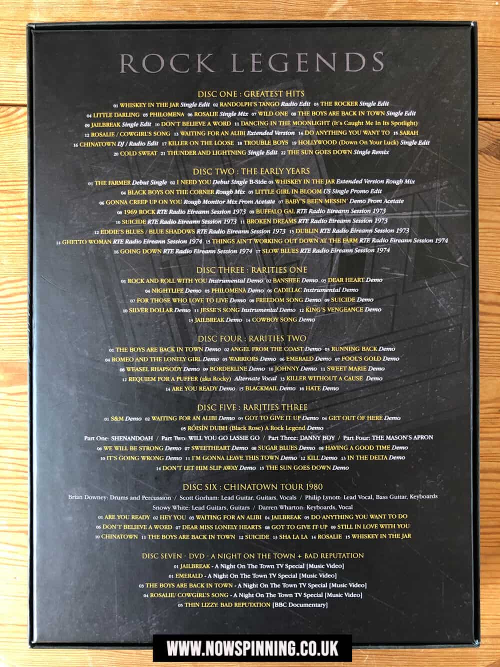 Unboxing the Thin Lizzy Rock Legends 6CD / DVD Box Set