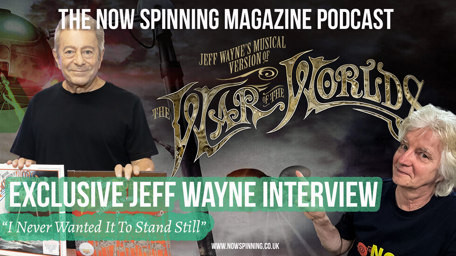 Jeff Wayne Exclusive Interview - Now Spinning Magazine